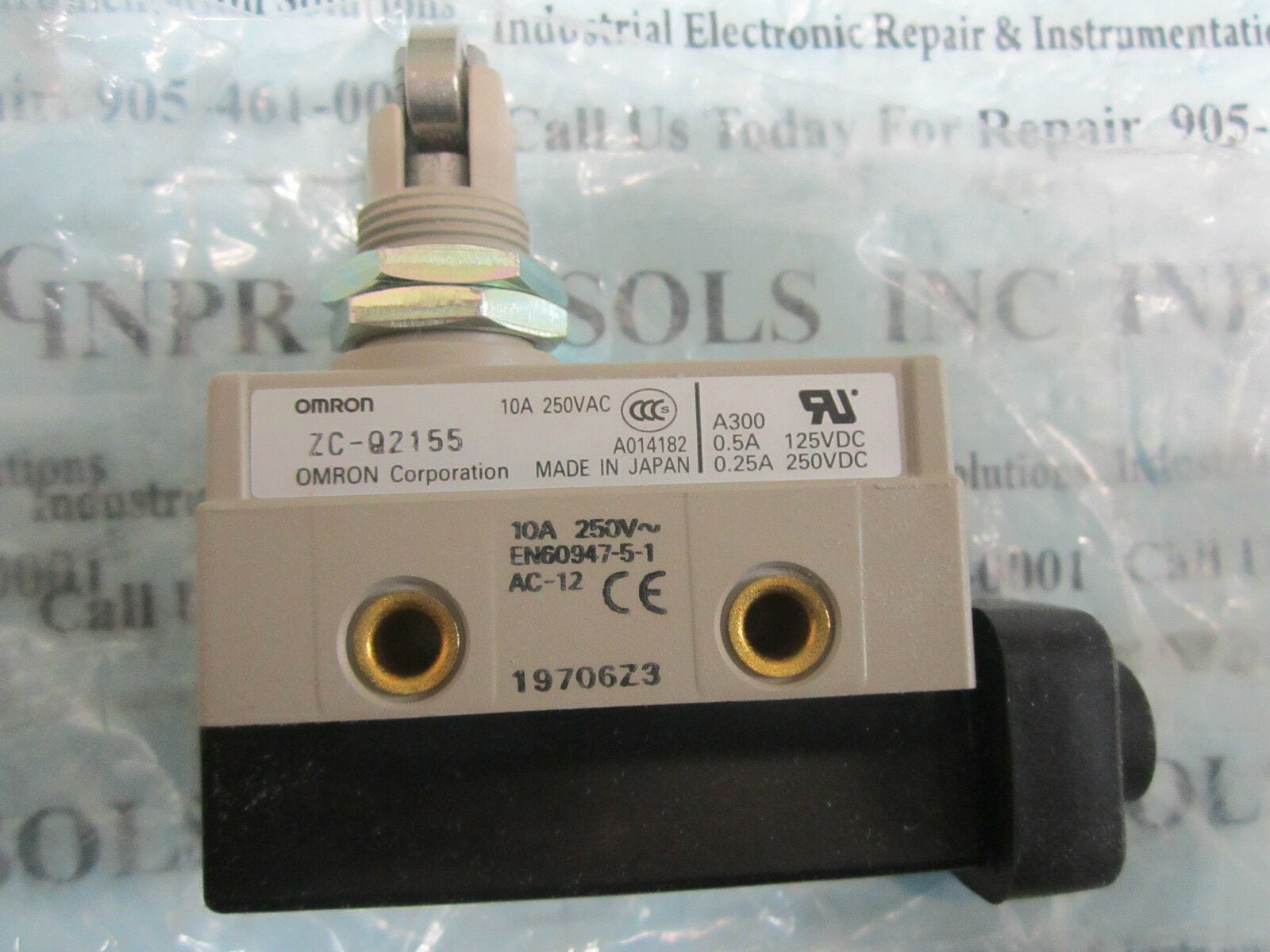 OMRON ZC-Q2155 Micro Limit Switch 250VAC 10Amp Omron Limit Switch ...